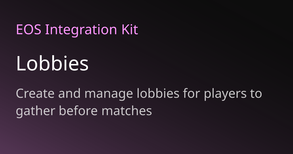Lobbies